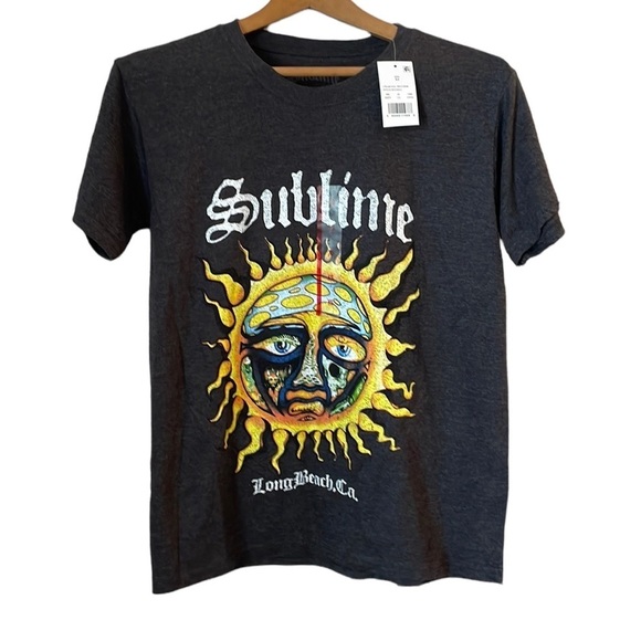 Sublime | Tops | Nwt Sublime Shirt Sz Xs Short Sleeve Gray Soft Long ...